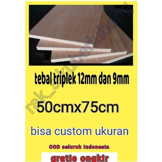 Jual papan triplek / multiplek / plywood tebal 12mm dan 9mm bisa custom ...
