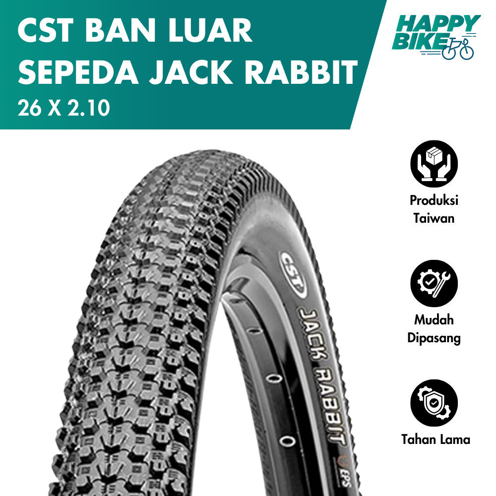 Jual CST Ban Luar Sepeda Jack Rabbit 26 x 2.10 Bicycle Outer Tires ...