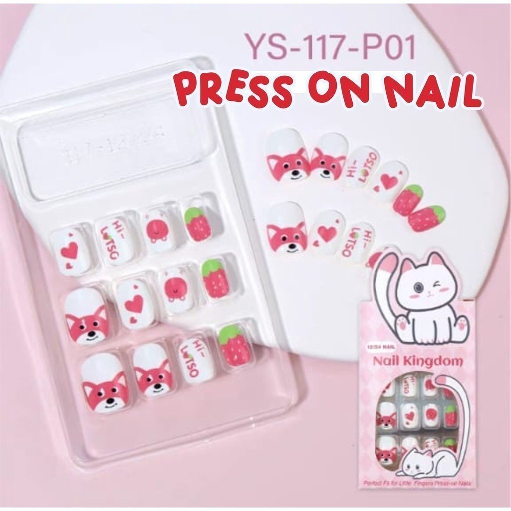 Jual Press On Nails Lotso Cute For Little Fingers | Kuku Palsu Anak ...