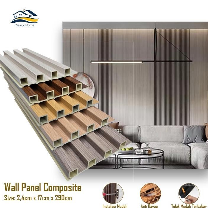 Jual Wood Panel WPC Wall Panel PVC Woodpanel Wallpanel Kisi Kisi Kayu Panel Dinding Motif Kayu ...