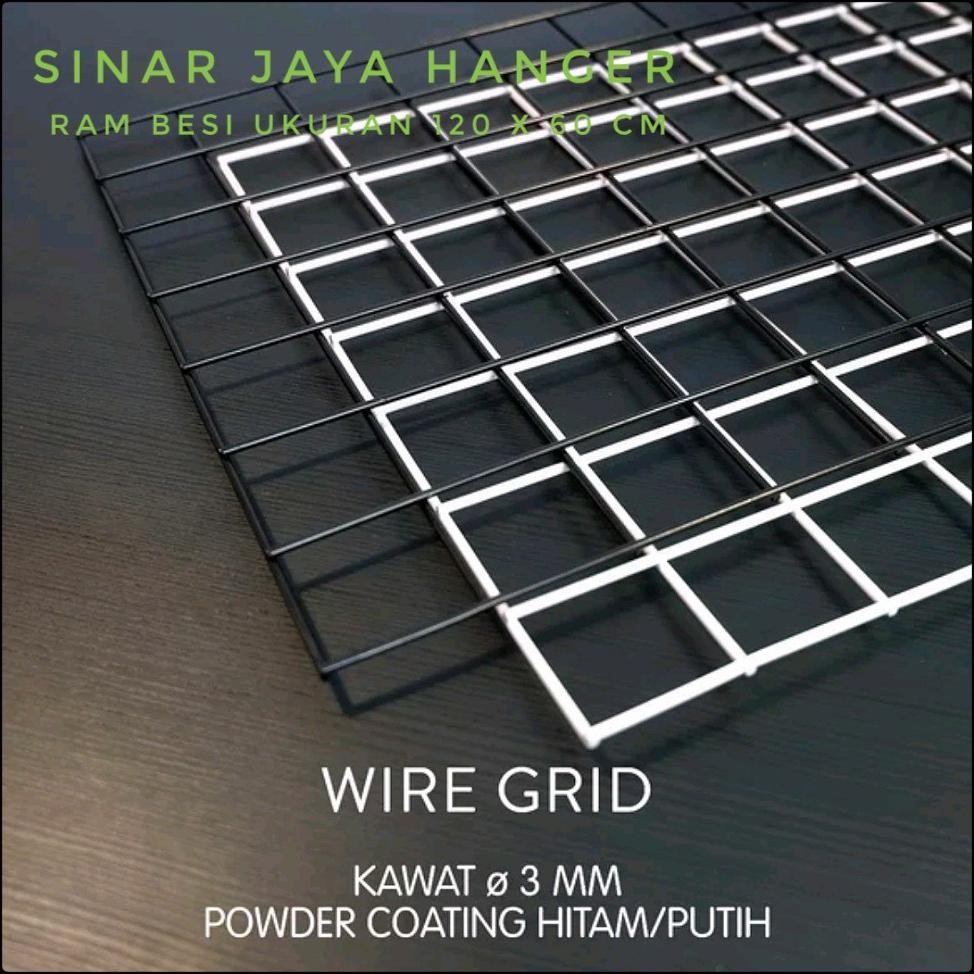 Jual NEW!!! Jaring Ram Dinding Ukuran 60x120cm Gantungan Ram Display ...