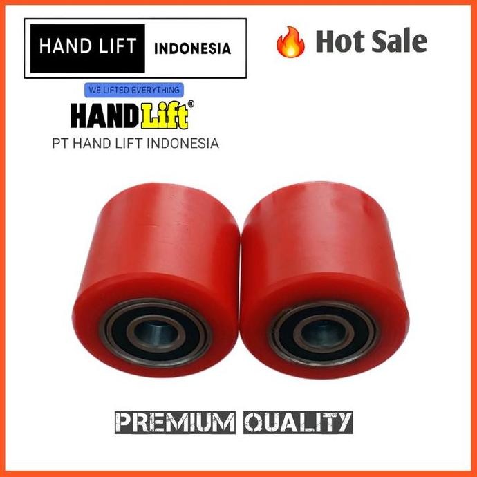 Jual Roda Hand Pallet 80x70 PU - Roda Depan Bahan PU | Shopee Indonesia