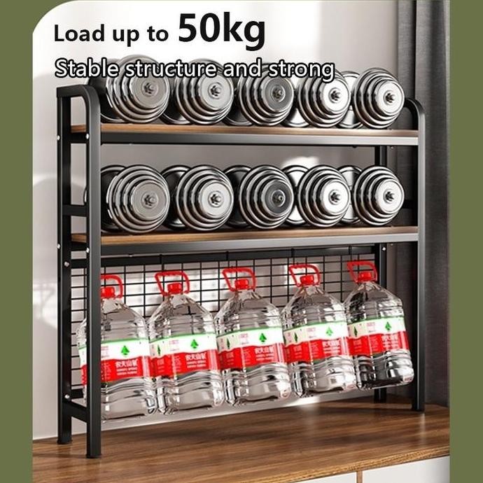 Jual FUFUFun 75/95CM Rak Organizer Desktop Desk Organizer Rak Buku ...