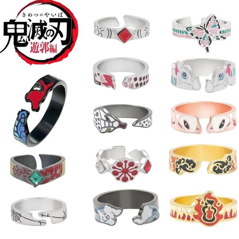 Jual Demon Slayer Anime Ring Kimetu No Yaiba Tanjirou Nezuko Agatsuma ...