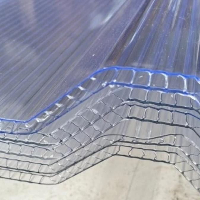 Jual Atap Alderon TP (transparan, clear, bening) 830 double layer Murah ...