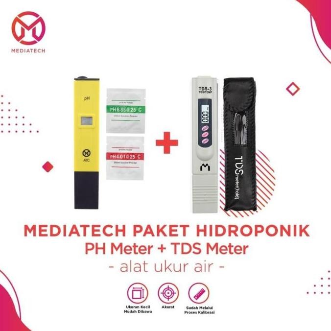 Jual Paket Alat Ukur PH Meter Dan TDS Tester Digital Hidroponik ...
