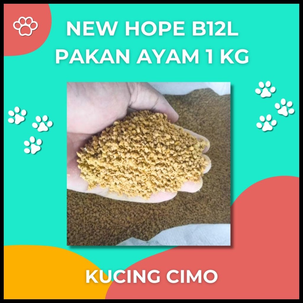 Jual PUR PAKAN TERNAK NEW HOPE B12L KEMASAN 1KG | Shopee Indonesia