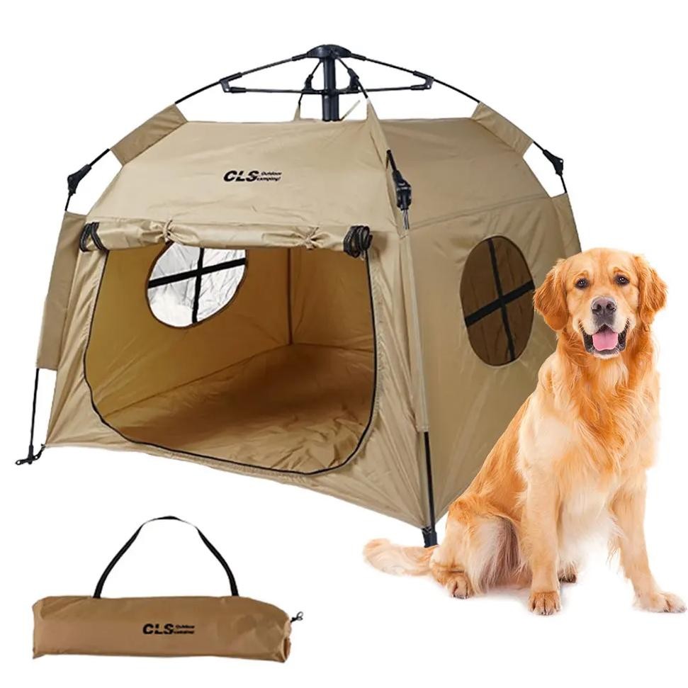 Jual Fully Automatic Folding Pet Tent Rain Sun Protection Portable Cat ...