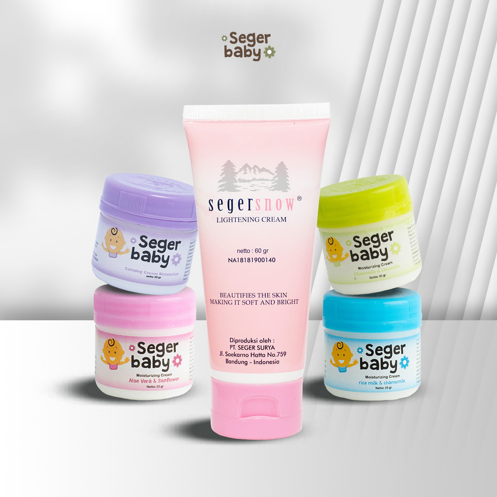 Jual Seger Snow Bundle 2in1 | Paket Krim Lightening Cream 60gr & Seger ...