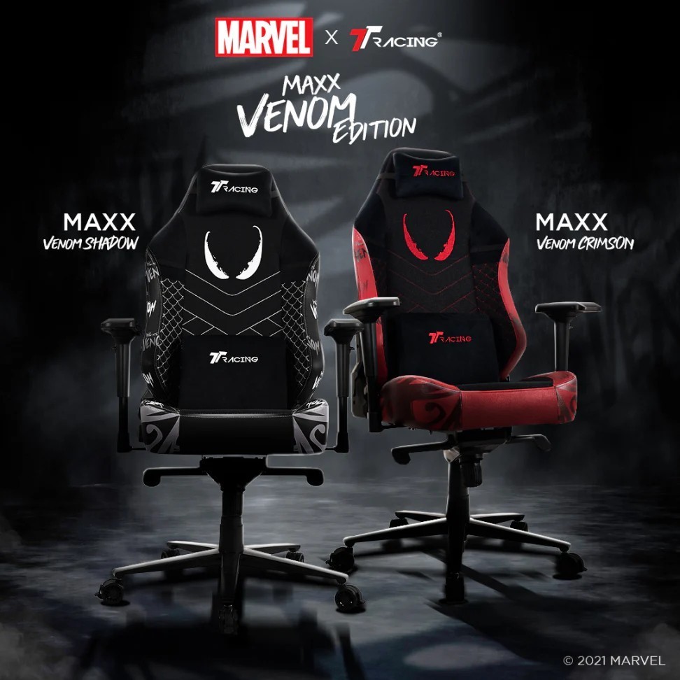 Jual TTRacing Kursi Gaming Maxx Koleksi Marvel - Venom | Maxx Air ...