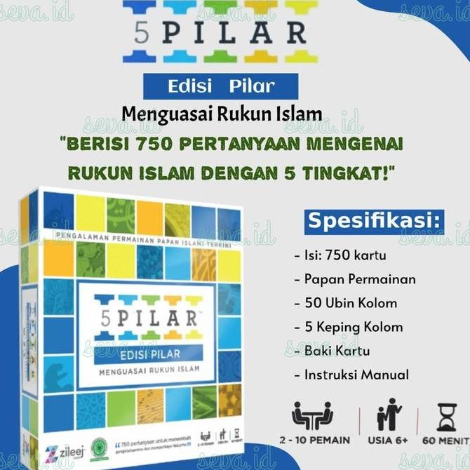 Jual ISLAMIC BOARD GAME 5 PILAR EDISI PILAR MENGUASAI RUKUN ISLAM ...