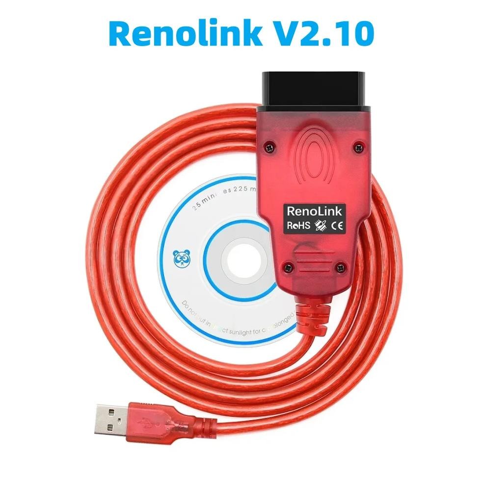 Jual 2025 Renolink V2.10 OBD2 ECU Programmer Tool ECU Key Coding ECM ...