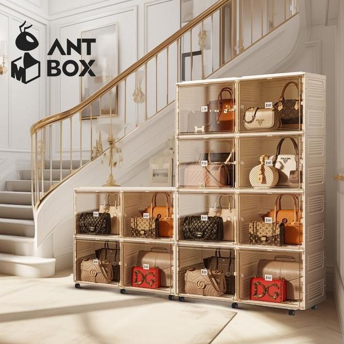 Jual ANTBOX Lemari Plastik Varian 4-10 Box 2 Baris Penyimpanan ...