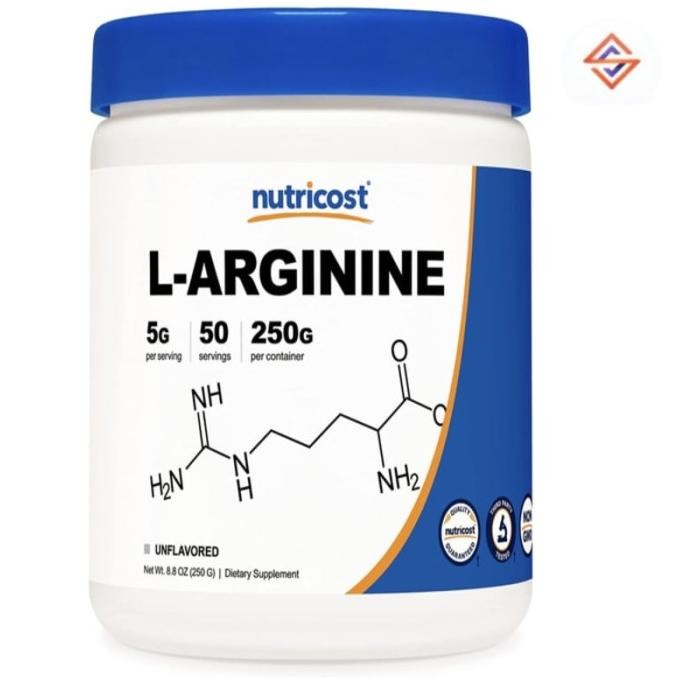 Jual Nutricost L Arginine 250 Grams Pure L Arginine Powder Original ...