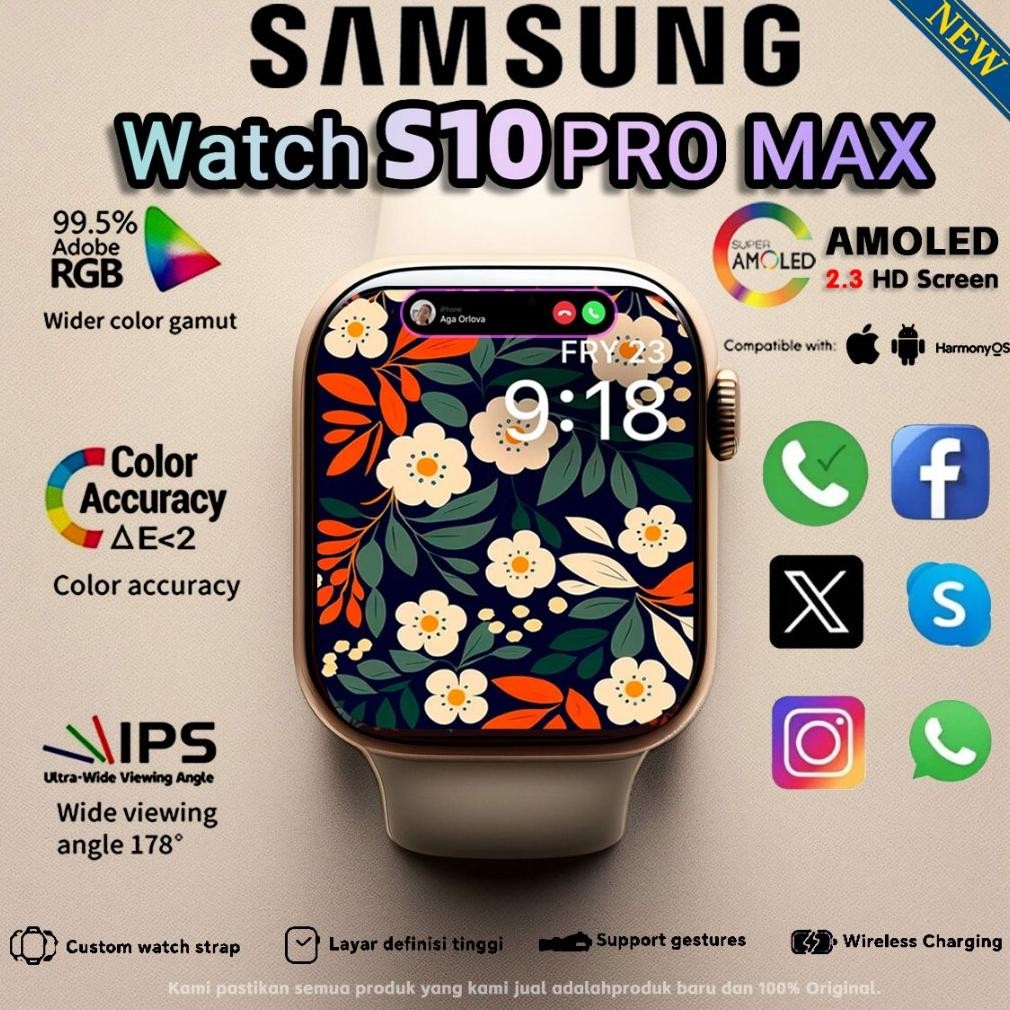 Jual Diskon Samsung Samrt Watch S10 Pro Max Original With 2.3" Hd ...