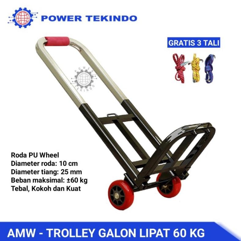 Jual AMW Troli Lipat Troli Galon 85 kg 100 kg 150 kg Trolli Lipat Troli ...