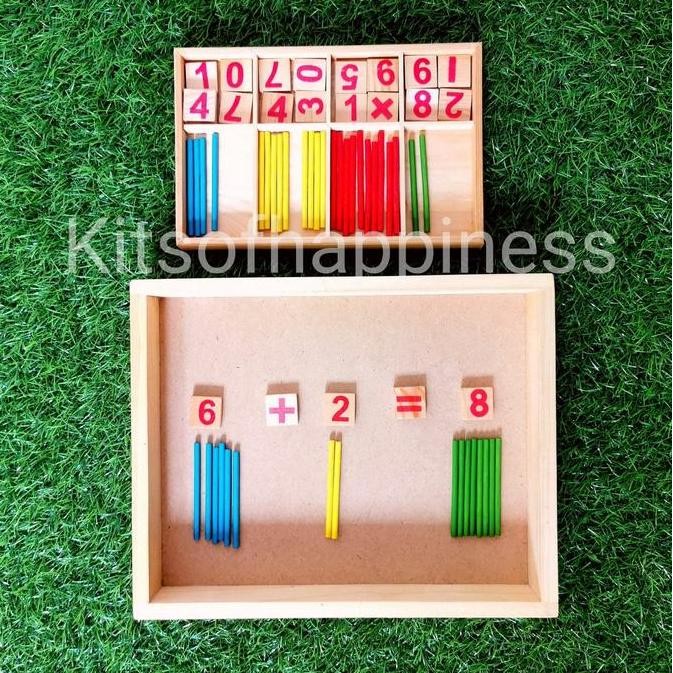 Jual [Ready/Spesial] Wooden Counters Montessori / Mathematical ...