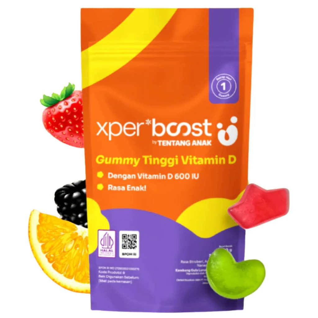Jual Xper Xpert Boost Gummy Vitamin D 600 IU Anak Dewasa 30 Hari Expert ...