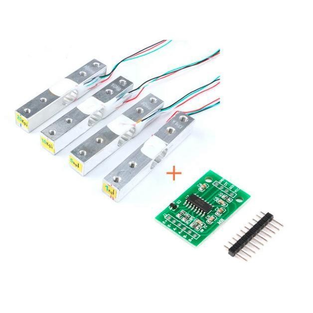 Jual Load Cell Sensor Berat Tekanan Timbangan 1kg 5kg 10kg 20kg + HX711 ...