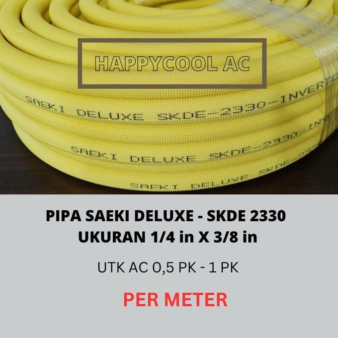 Jual Pipa Ac Merk Saeki 1 Pk Deluxe Pipa Ac 1/4 X 3/8 (Per 1 Meter ...