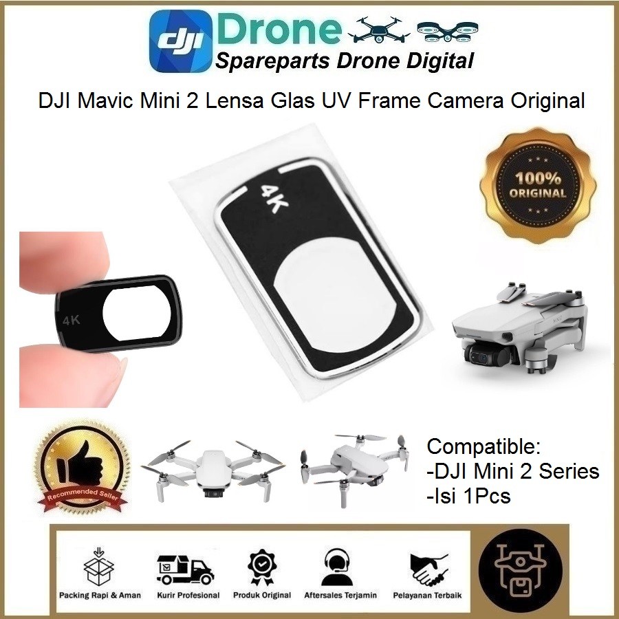 Jual DJI Mavic Mini 2 Lensa Glass UV Frame Original for Mavic Mini Lens ...