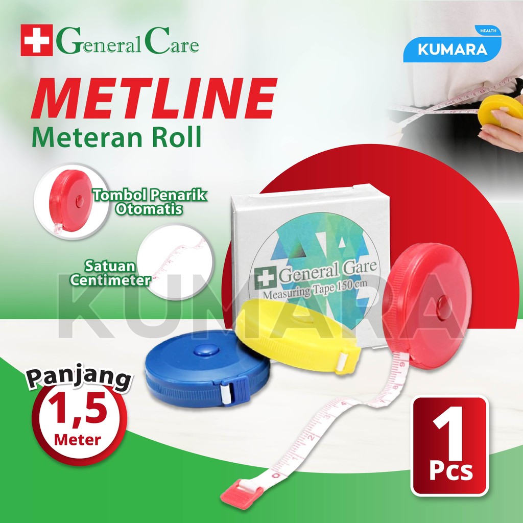 Jual GENERAL CARE - Metlin / Baby Measuring Head / Meteran Roll ...