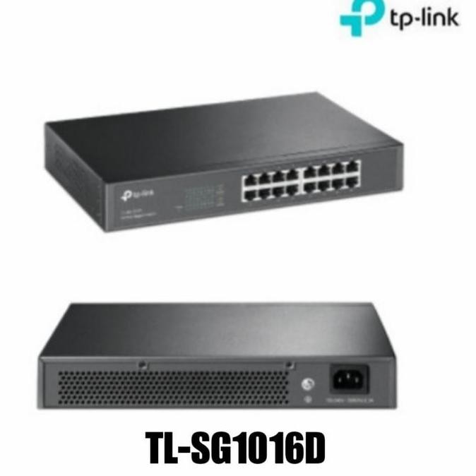 Jual Switch Hub Desktop Rackmount Tp-Link 16 Port Metal 1000Mbps ...