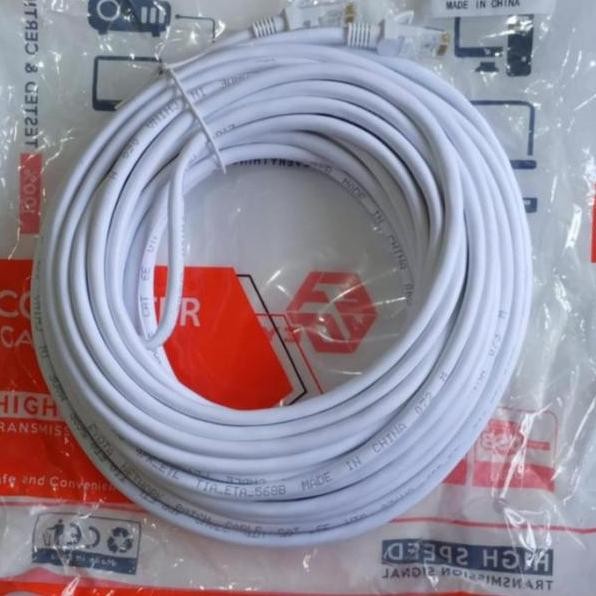 Jual KABEL LAN UTP CAT 6 RJ45 PANJANG 20 METER | Shopee Indonesia