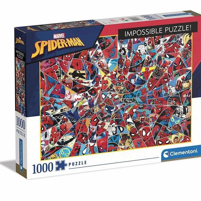 Jual Clementoni Impossible Puzzle Marvel Spider-Man 1000 pcs Spiderman ...