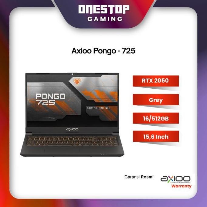 Jual Axioo Pongo 725 Core i7-12650H 16GB 512GB RTX2050 15.6" FHD 144hz ...