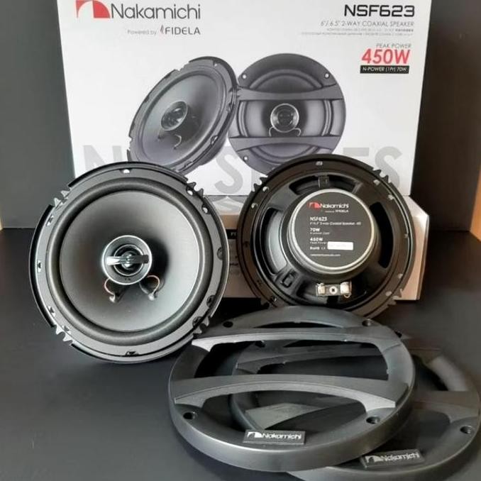 Jual Speaker Mobil 6 Inch Coaxial Nakamichi NSF623 2-Way ASLI | Shopee ...