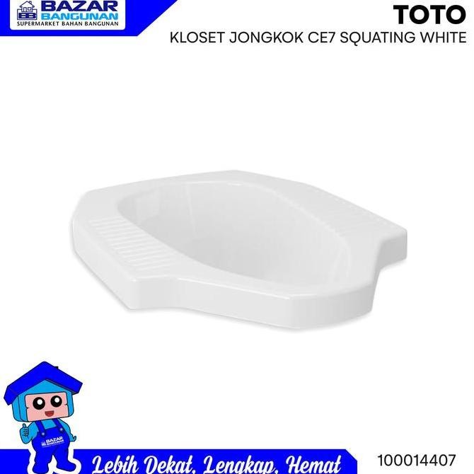 Jual Premium Toto - Closet / Kloset Jongkok / Toilet Squat Ce 7 / Ce7 ...