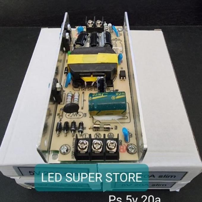 Jual Power Supply Switching 5V Body Slim - Adaptor Trafo 20A 40A 60A ...