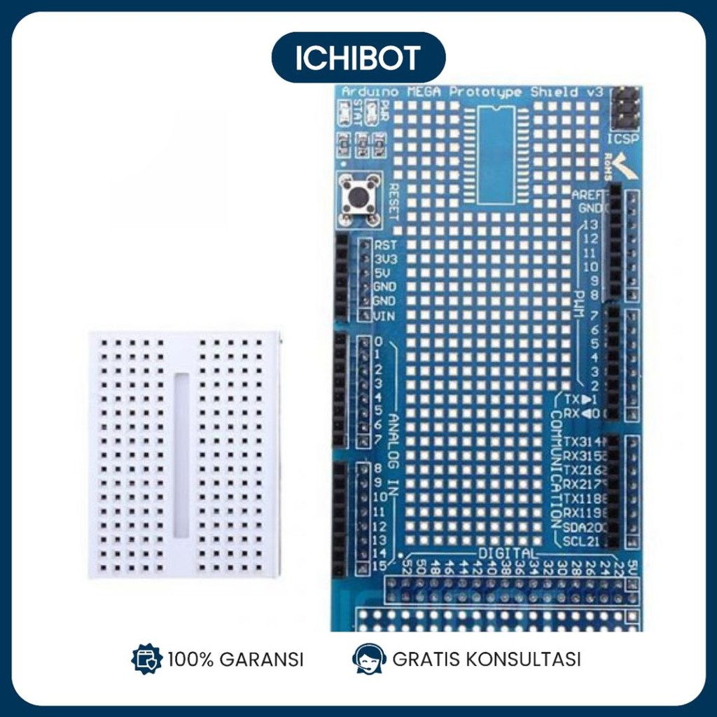 Jual Arduino Mega Prototype Shield + Project Board | Shopee Indonesia