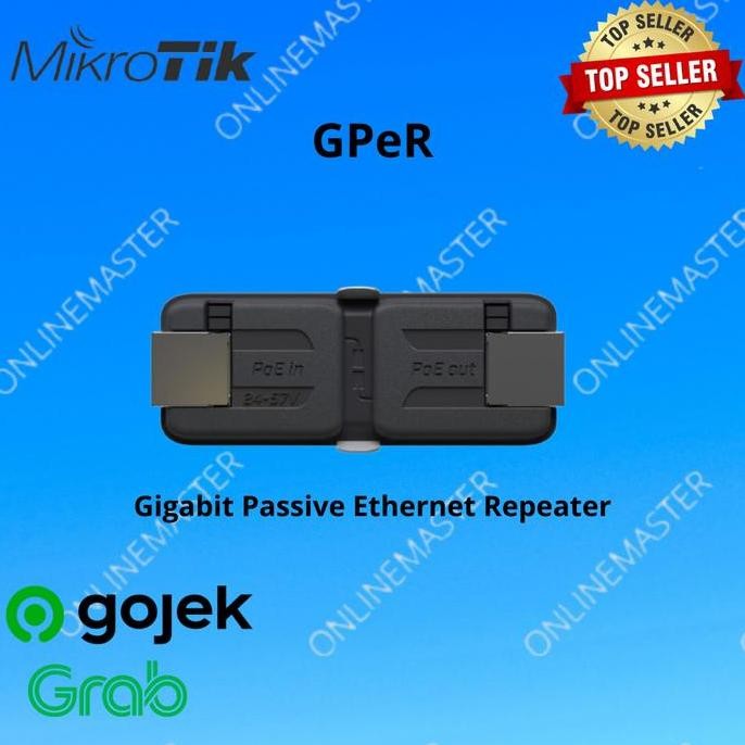 Jual Mikrotik Gigabit Passive Ethernet Repeater Gper New Stok | Shopee ...