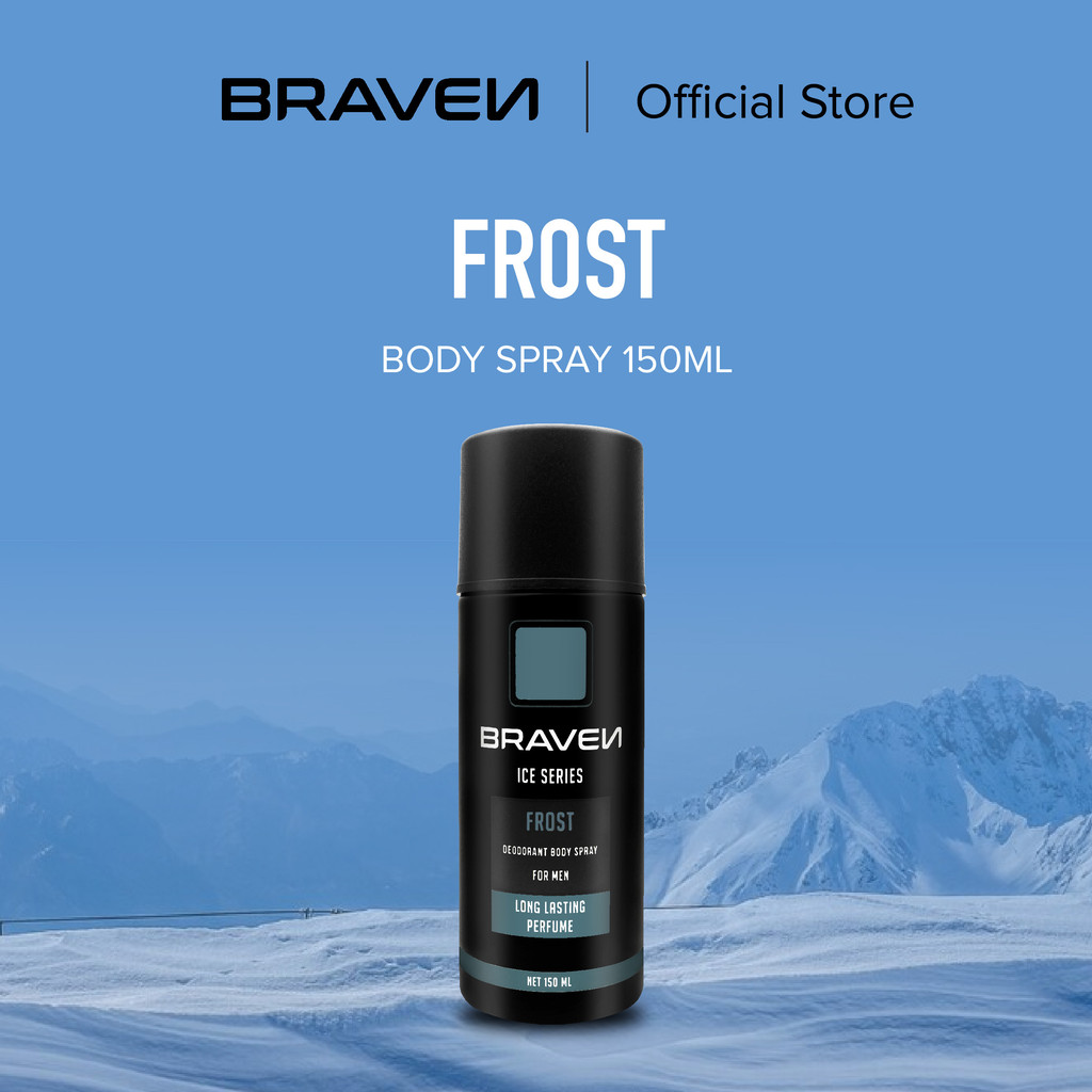 Jual BRAVEN ICE BODY SPRAY FROST 150ML | Shopee Indonesia