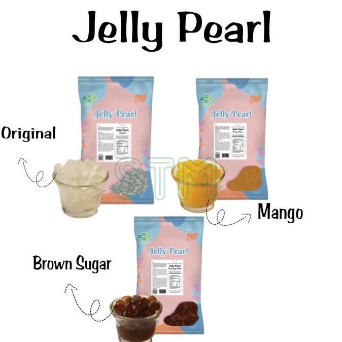 Jual Jelly Pearl Topping Minuman Kekinian/boba jelly bubble siap saji ...