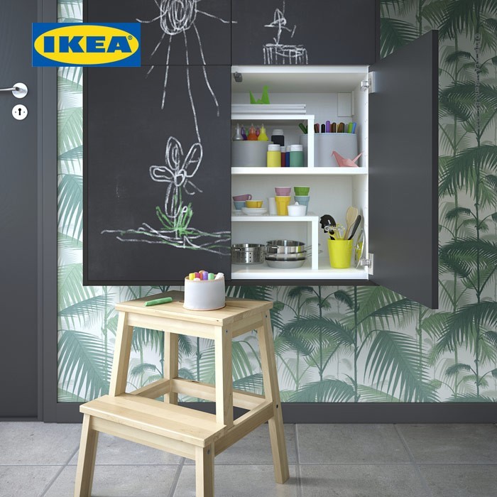 Jual IKEA BEKVM BANGKU TANGGA SERBAGUNA BAHAN KAYU 50 CM | Shopee Indonesia