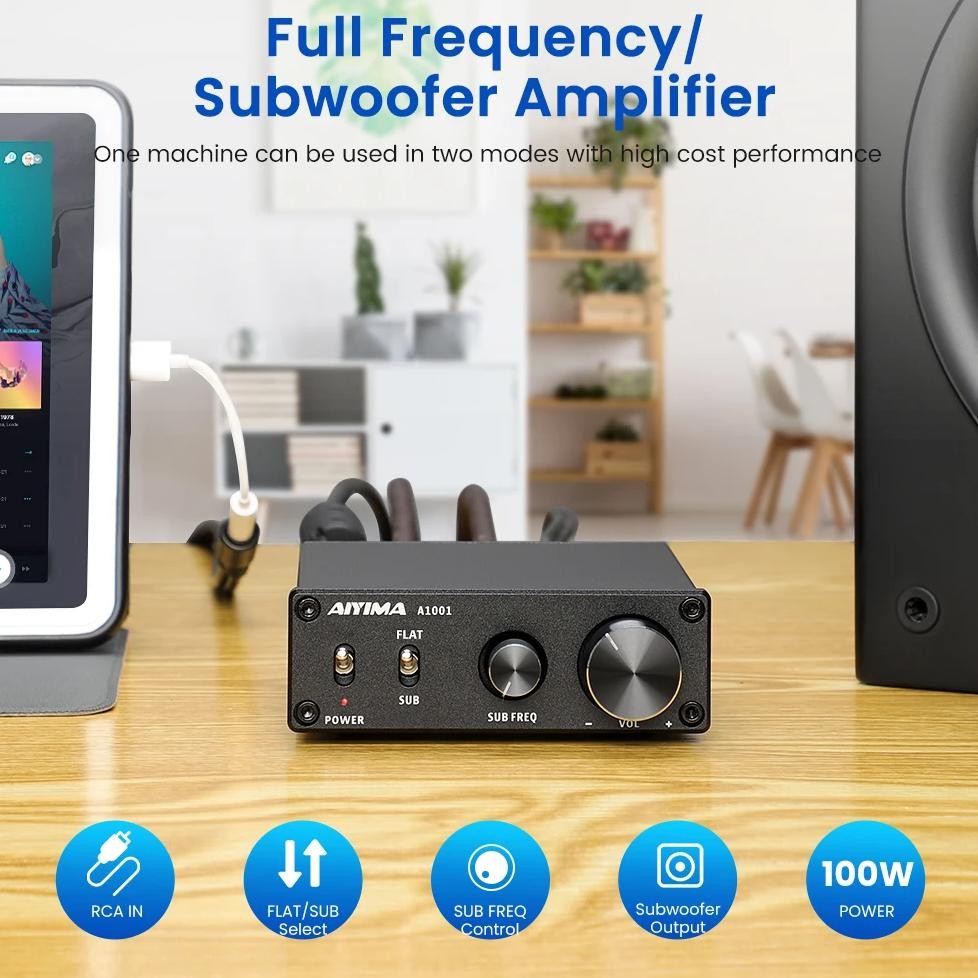 Jual AIYIMA TPA3116D2 Subwoofer Amplifier TPA3116 Mono Power Amplifier Speaker Digital Sound ...