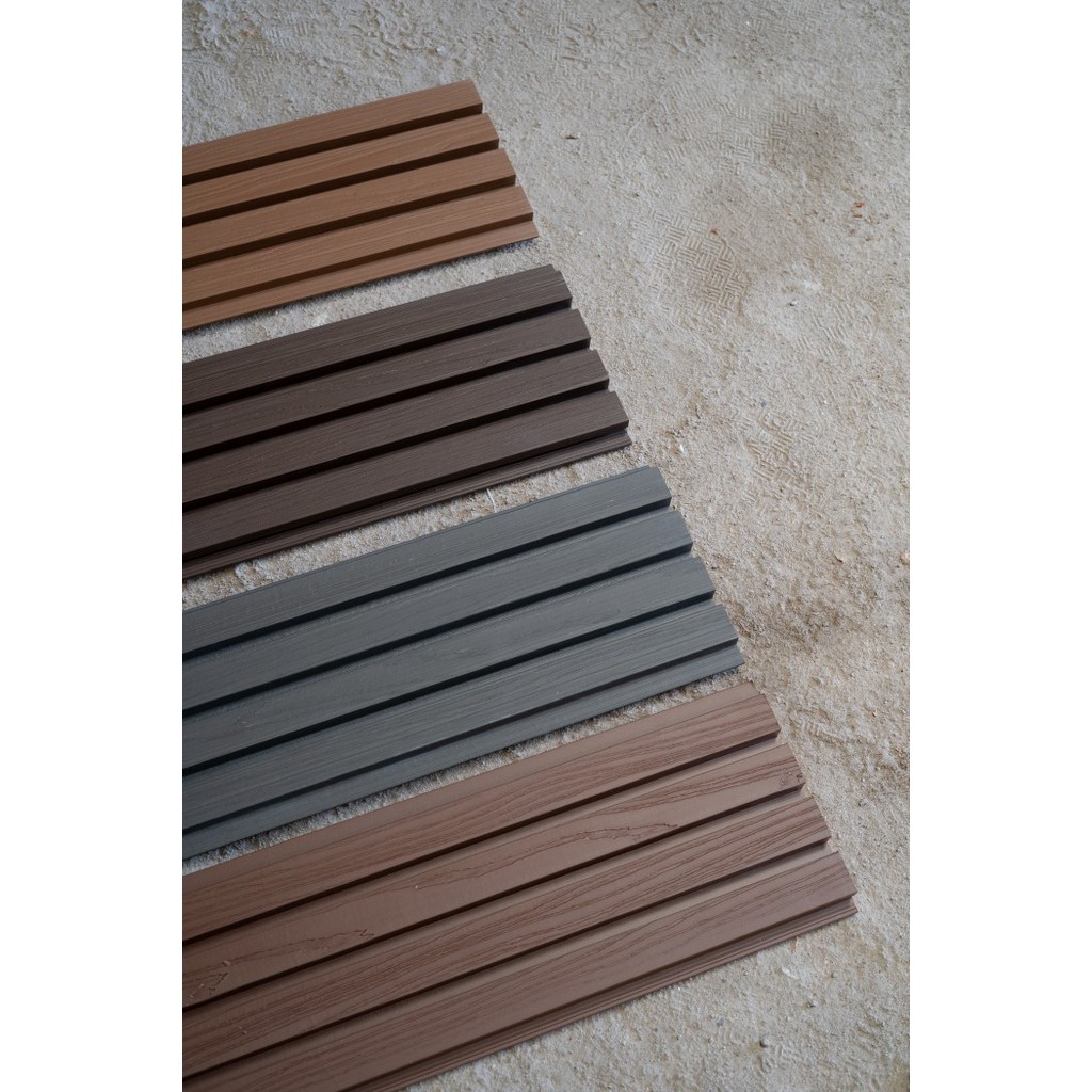 Jual WALLPANEL WPC OUTDOOR / WOOD PANEL DEKORASI DINDING & PAGAR MOTIF ...