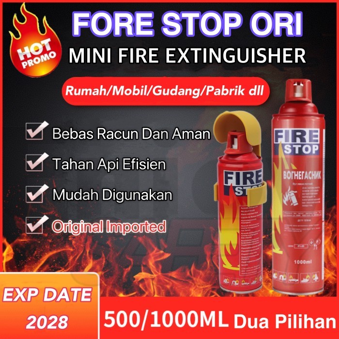 Jual FIRE STOP MOBIL PEMADAM API MINI PORTABLE FIRESTOP FOAM APAR ...