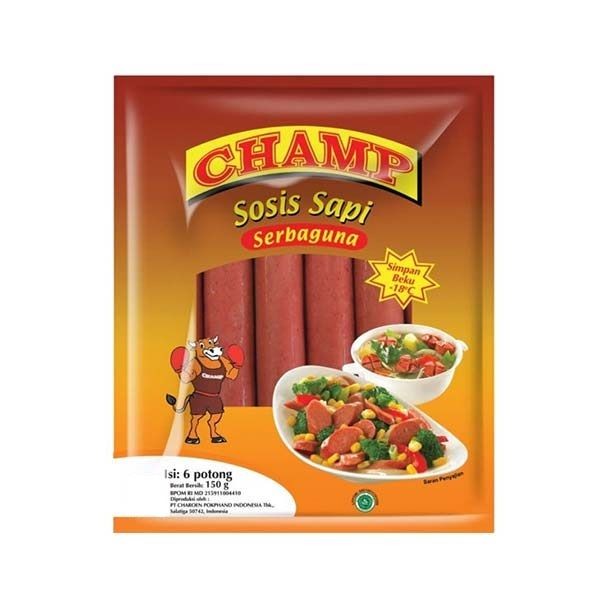 Jual CHAMP SOSIS SAPI 150 GR | Shopee Indonesia