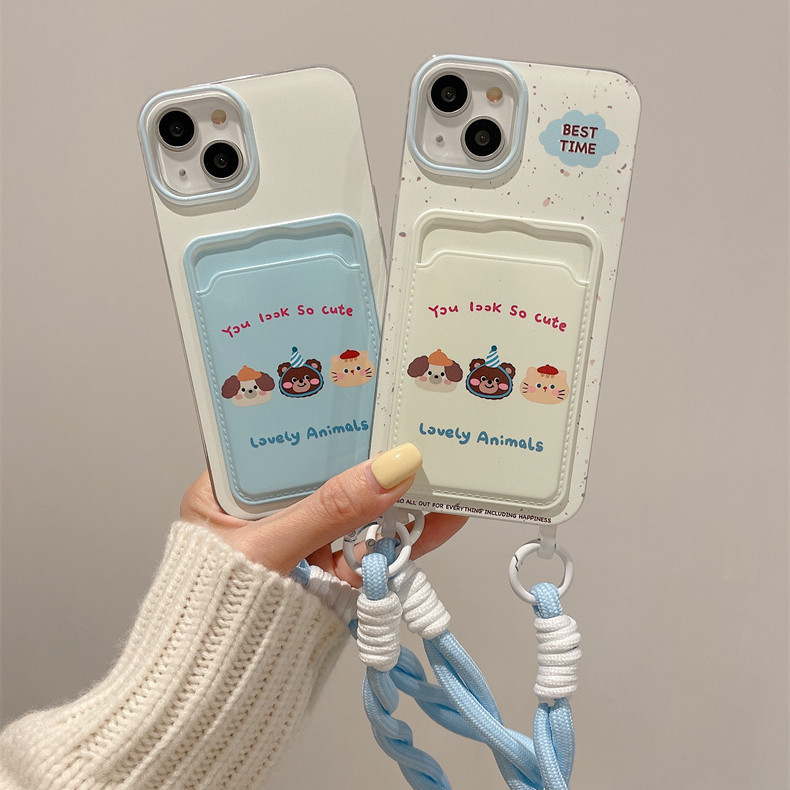 Jual Card Holder Beruang Lanyard Terbaru Soft Case Hp Vivo Y19s Pro Y29 5G V40 Lite 5G Y28 Y03 ...