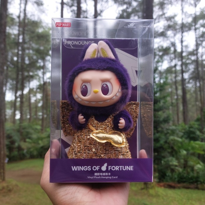 Jual Labubu x Pronounce Wings of Fortune Vinyl Plush Hanging Card pop ...