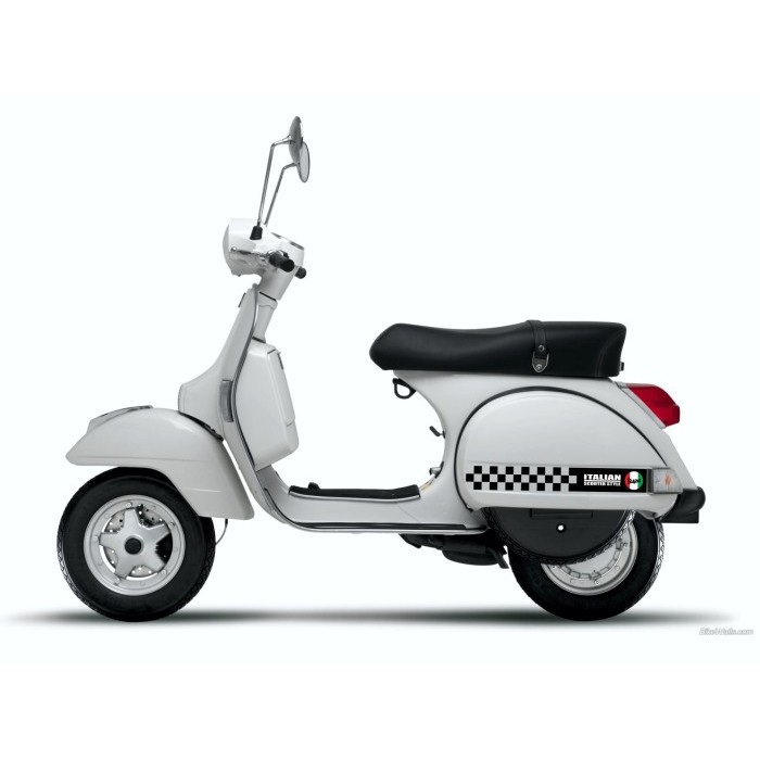 Jual Jual [READY] Sticker Aksesoris Stripe Motor Vespa PX Italian ...