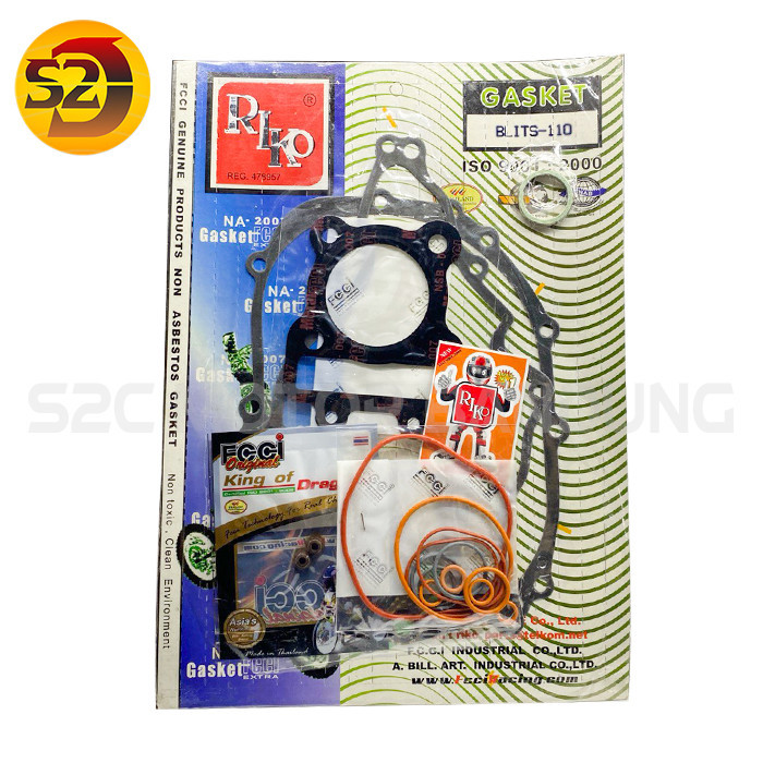 Jual Paking Gasket Fullset Full Set Blitz Blits 110 Riko Barang Langka ...