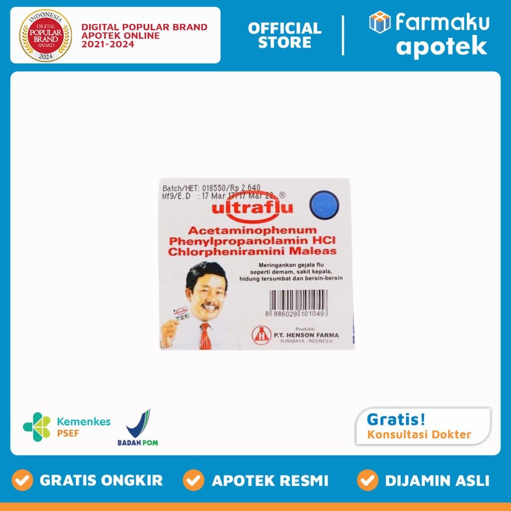 Jual Ultraflu Strip 4 Tablet - BIN | Shopee Indonesia