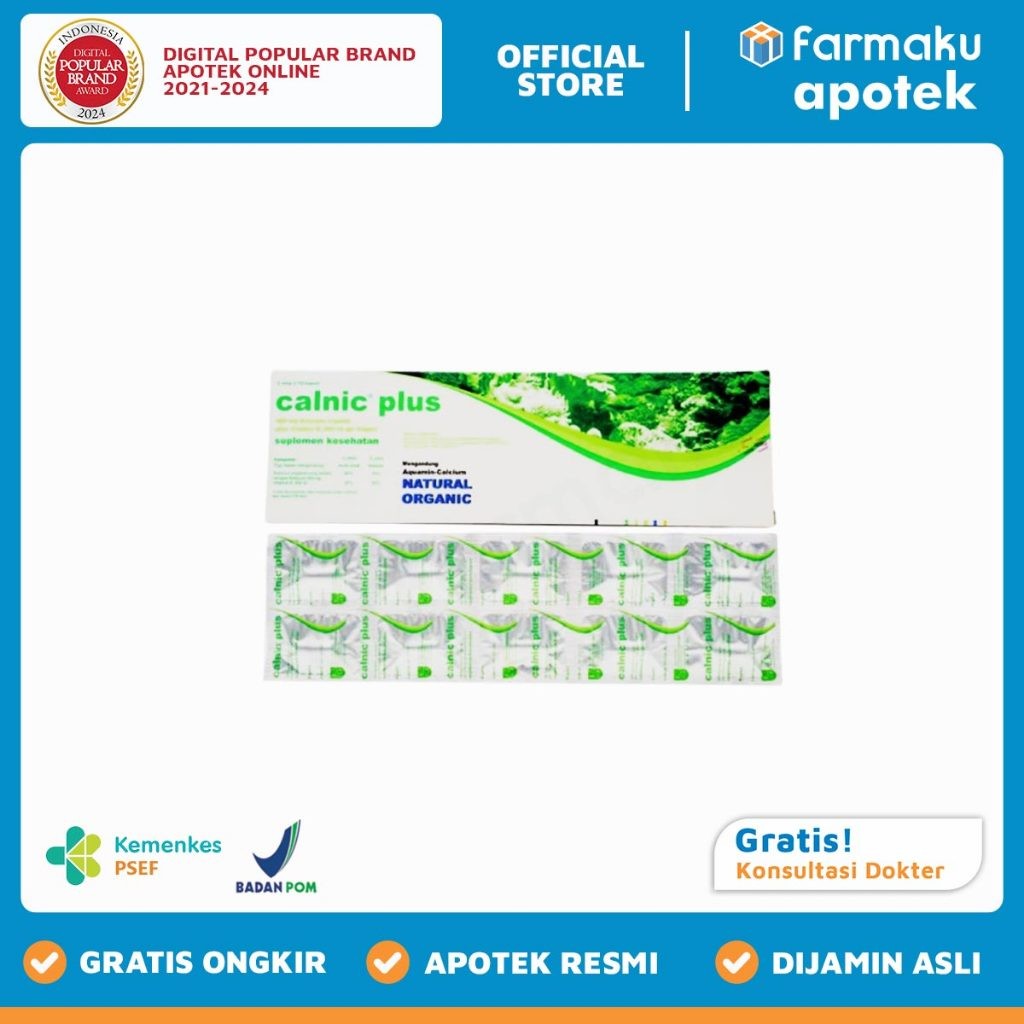 Jual Calnic Plus Strip 10 Tablet - BYM | Shopee Indonesia