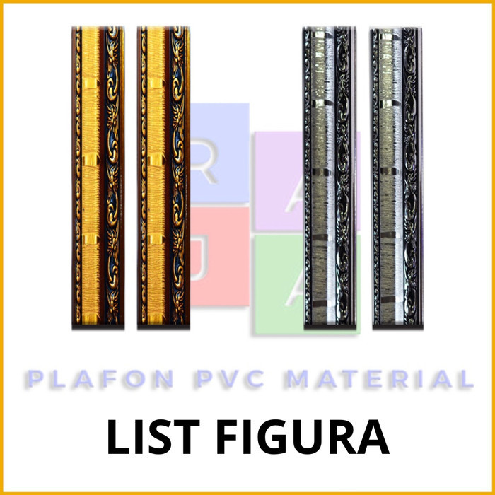 Jual List Figura Plafon PVC Untuk Pinggir Mewah Anti Patah aneka Motif ...
