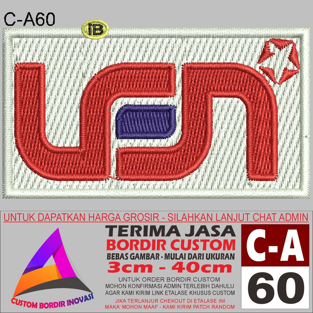 Jual PATCH BORDIR LOGO PT LEN INDRUSTI PESRERO LOCAL BUSINESS C-A60- CUSTOM BORDIR INOVASI ...